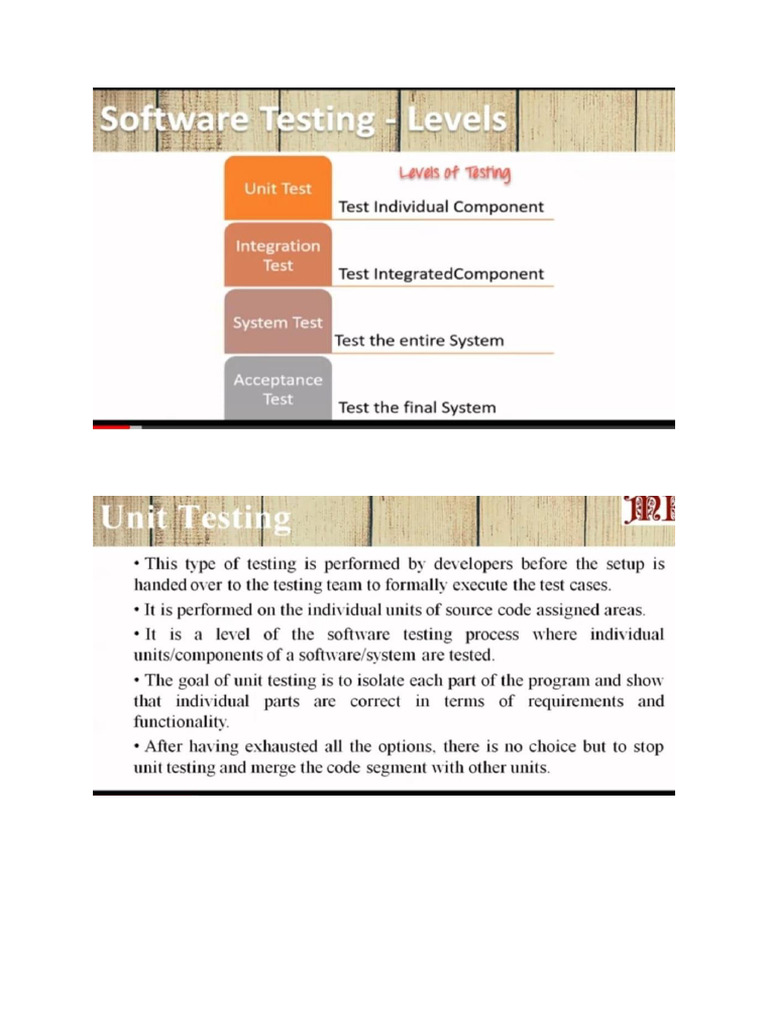 levels of testing | PDF
