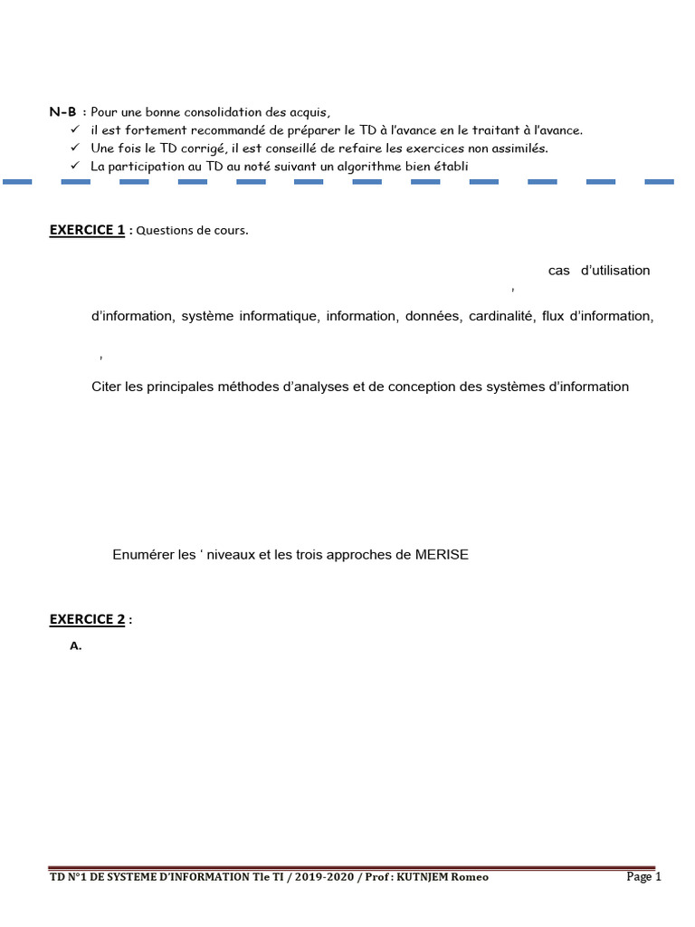 SI-TD-Tle TI | PDF