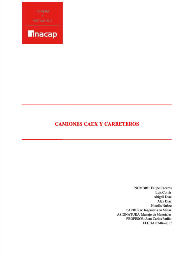 PDF Camiones Caex y Carreteros Compress | PDF