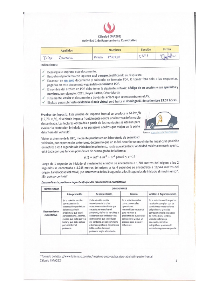 Cálculo I (MA262) | PDF