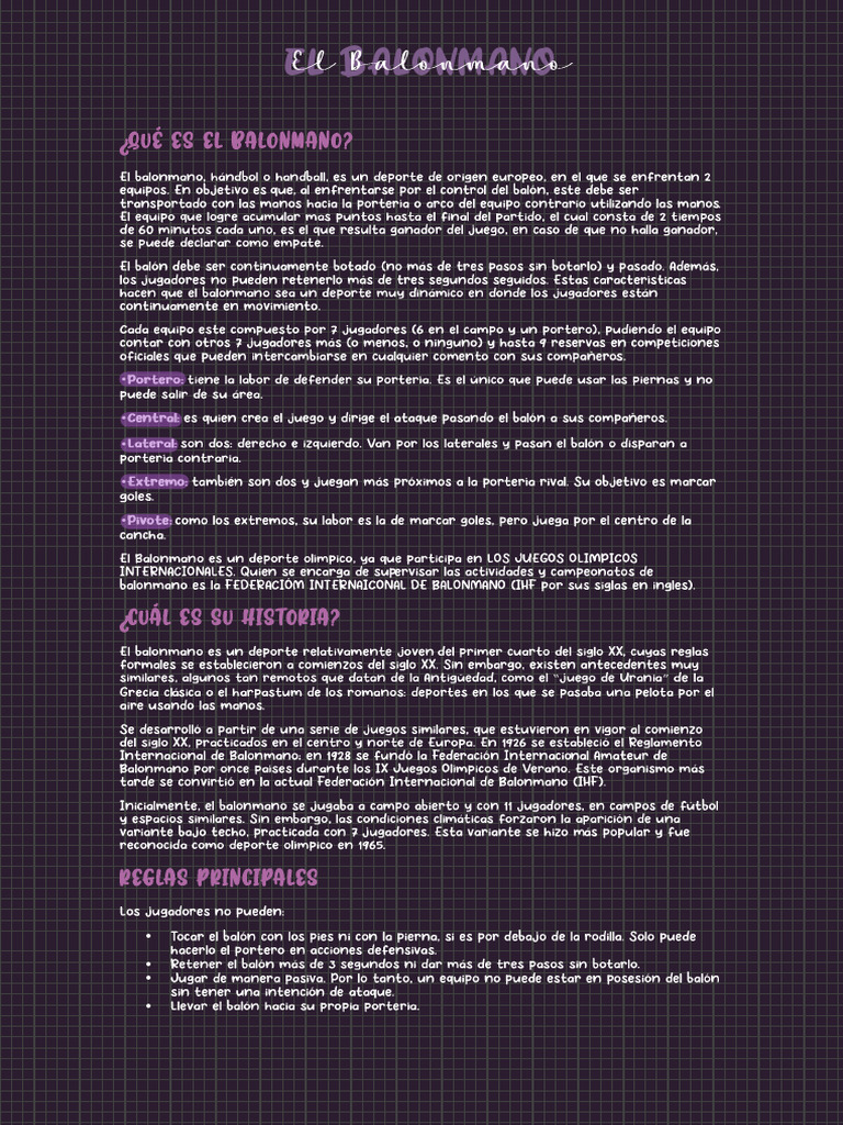 Balon Mano | PDF