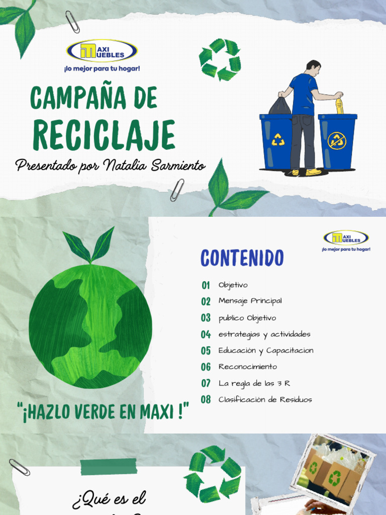 Presentación Campaña de Reciclaje | PDF