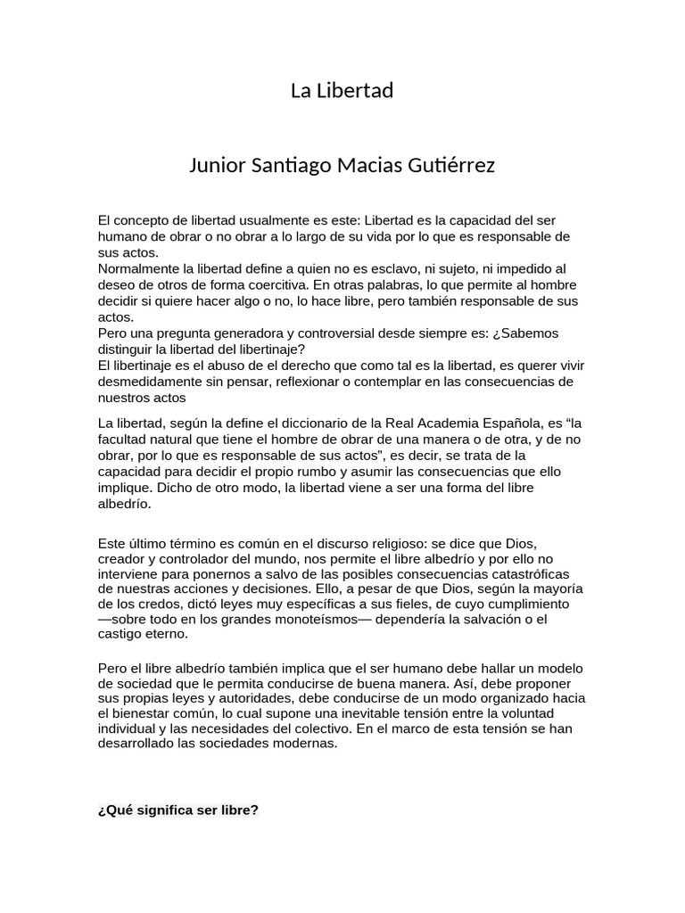 La Libertad Pdf