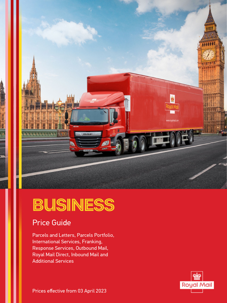 Royal Mail Business Price - APRIL 2023 | PDF