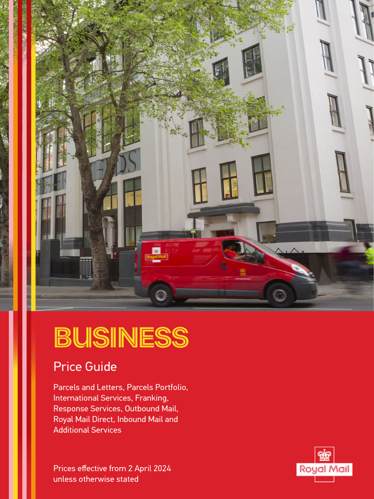 Royal Mail Business Price - APRIL 2024 | PDF