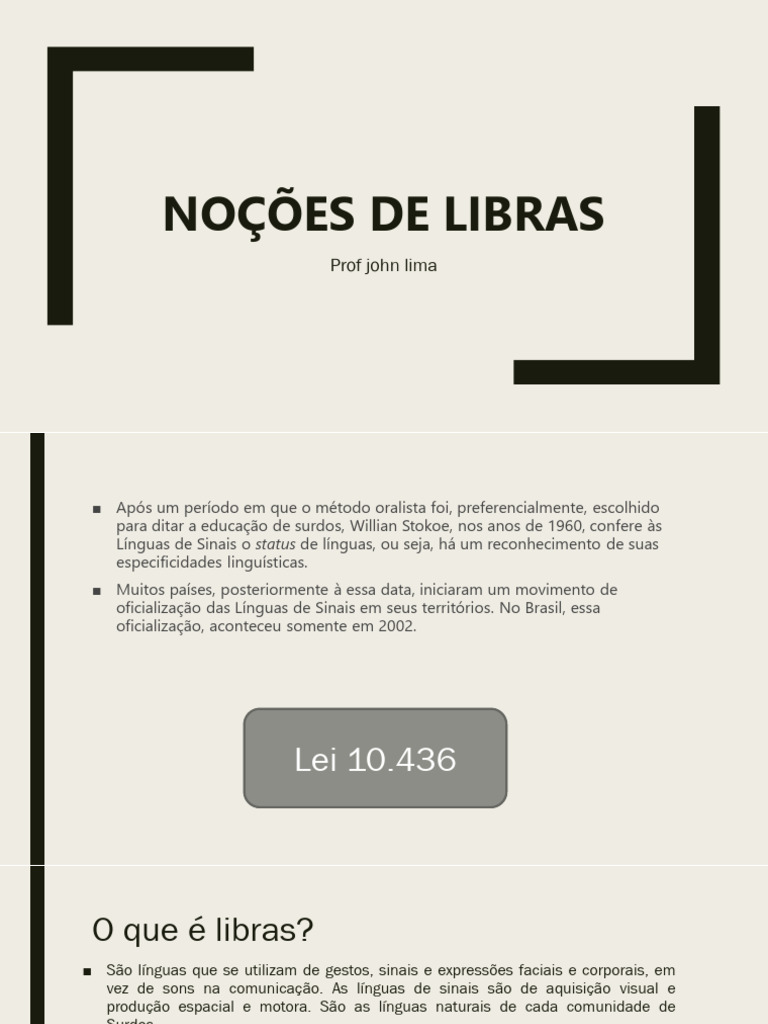 Libras Un 1,2,3 | PDF
