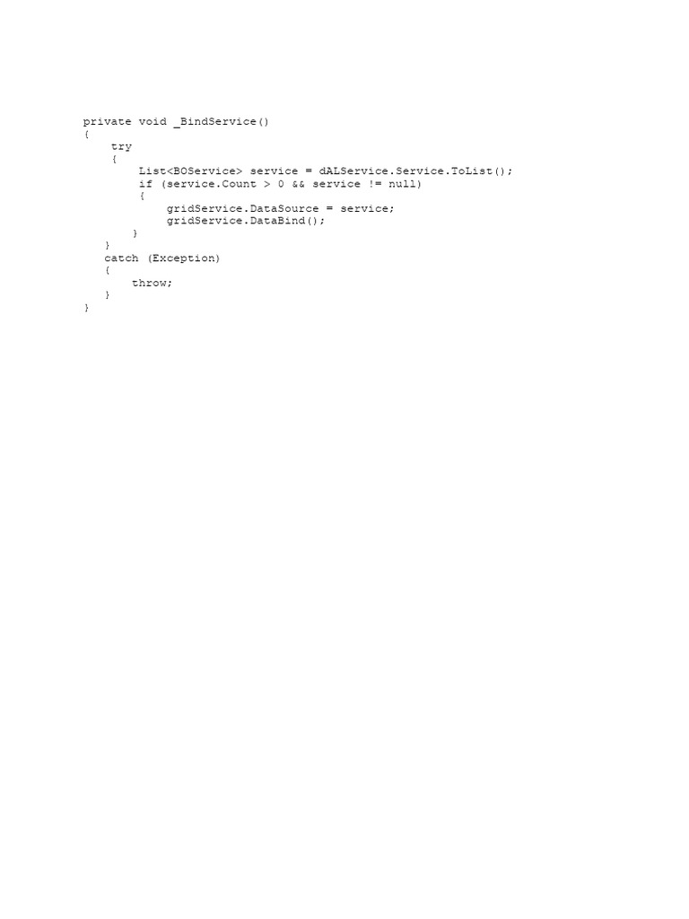 Binding GridView | PDF Binding GridView | PDF
