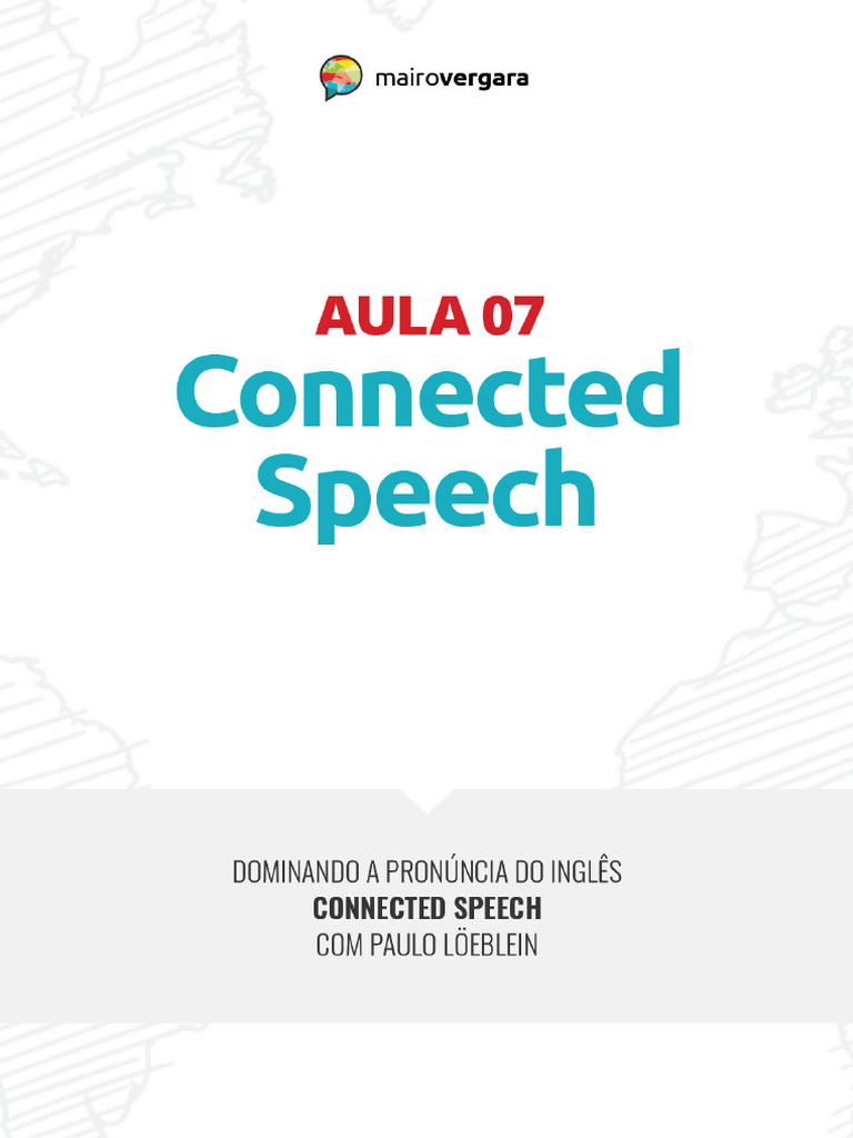 PDF Connected Speech - Aula 07 | PDF