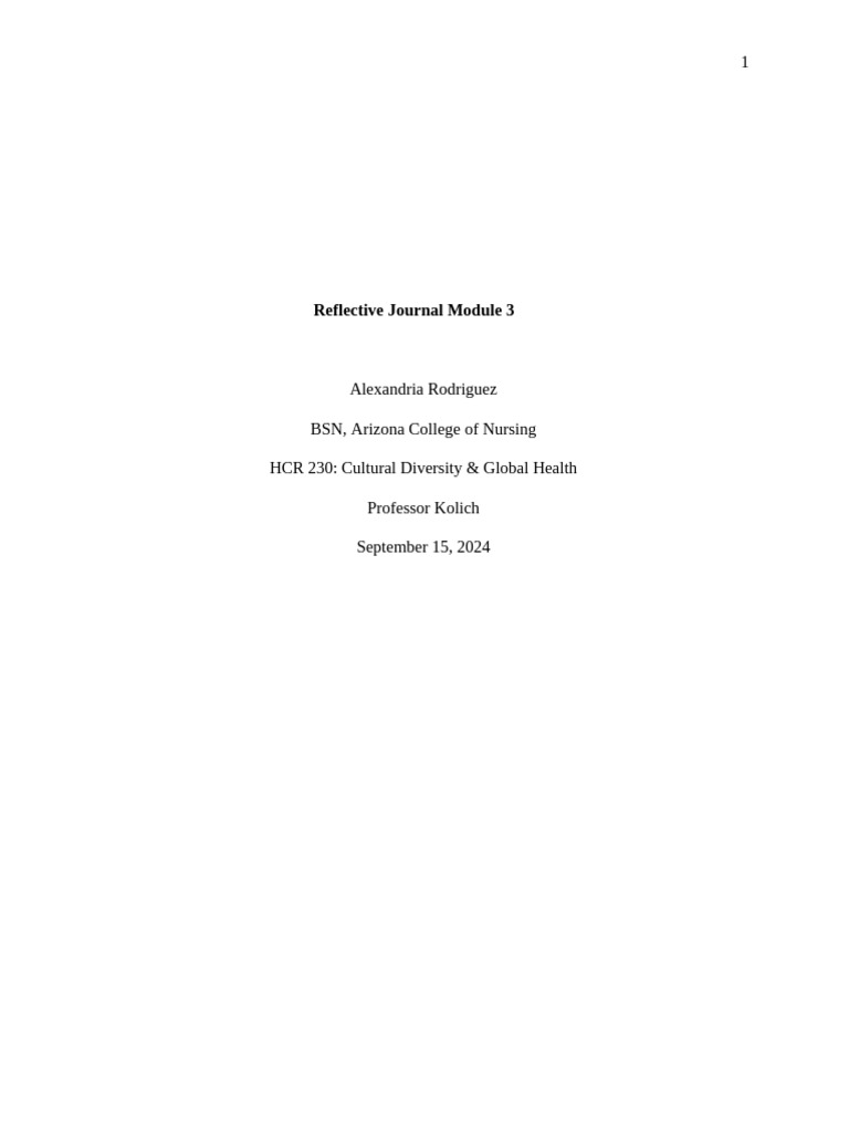 Journal Module 3 | PDF