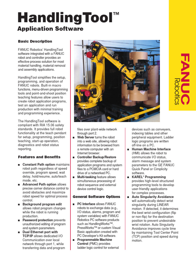 FANUC Software HandlingTool | PDF