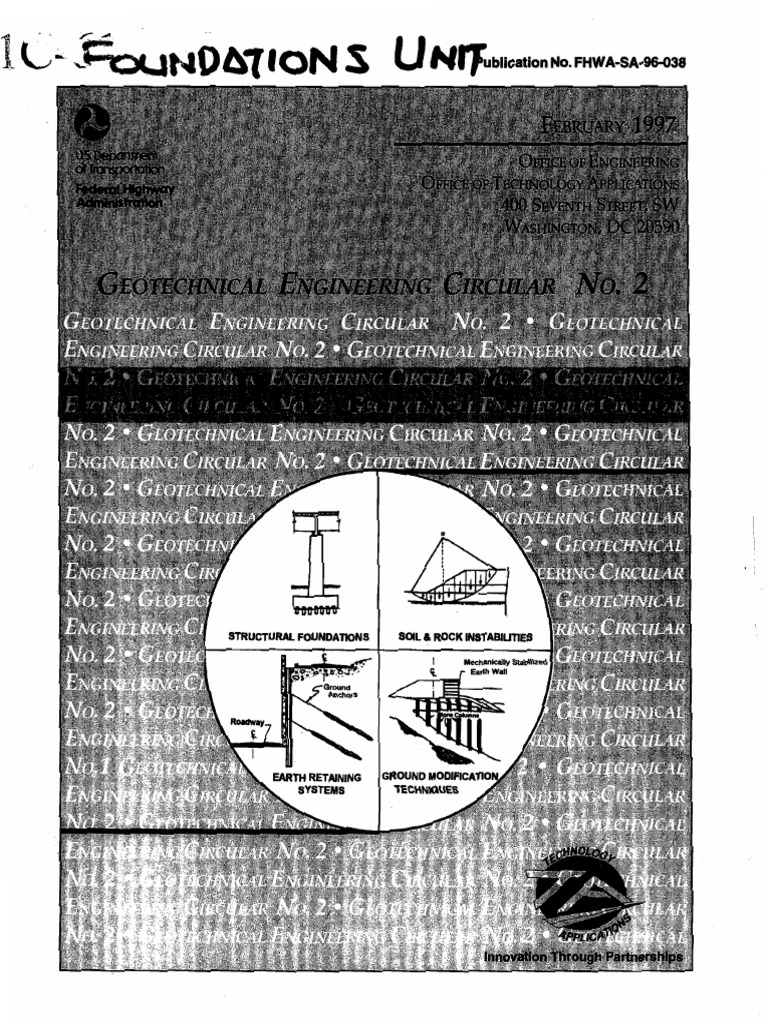 FHWA SA 96 038 GEC#2 Earth Retaining Systems | PDF