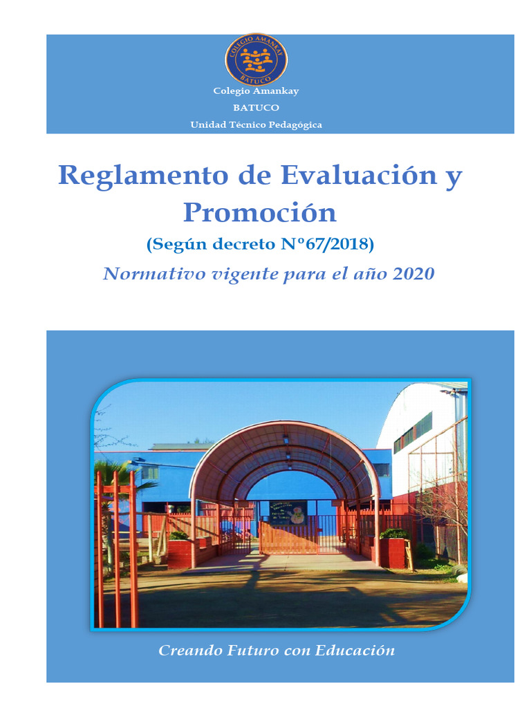 Reglamento-Evaluación Ejemplo | PDF