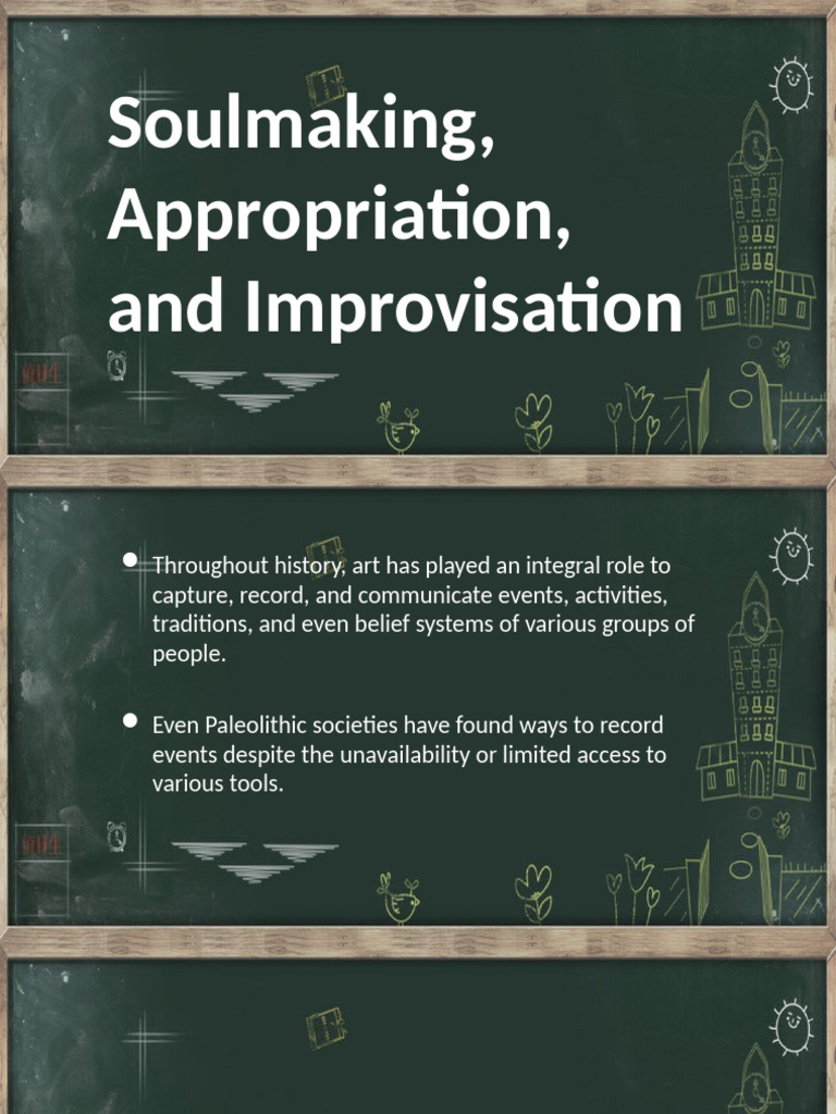 Art Appreciation - Soulmaking Presentation | PDF | Semantics | Social ...