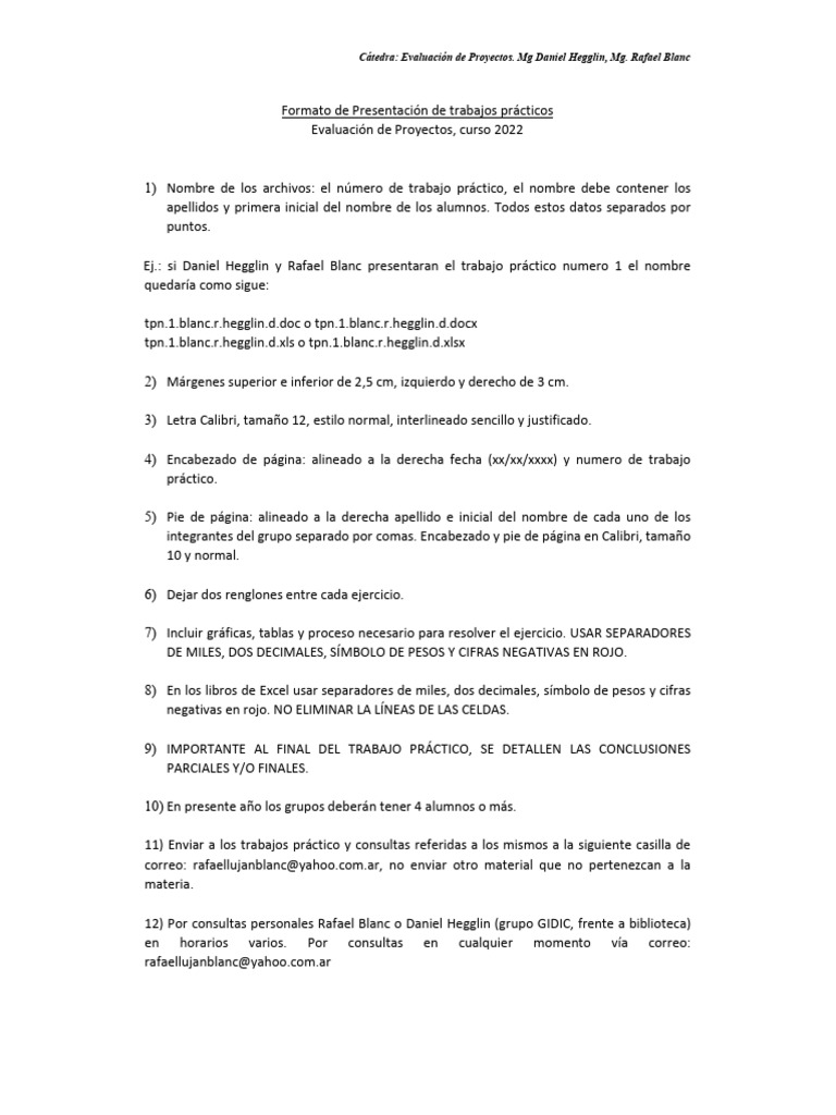 2022 Formato Presentacion TP Edp | PDF