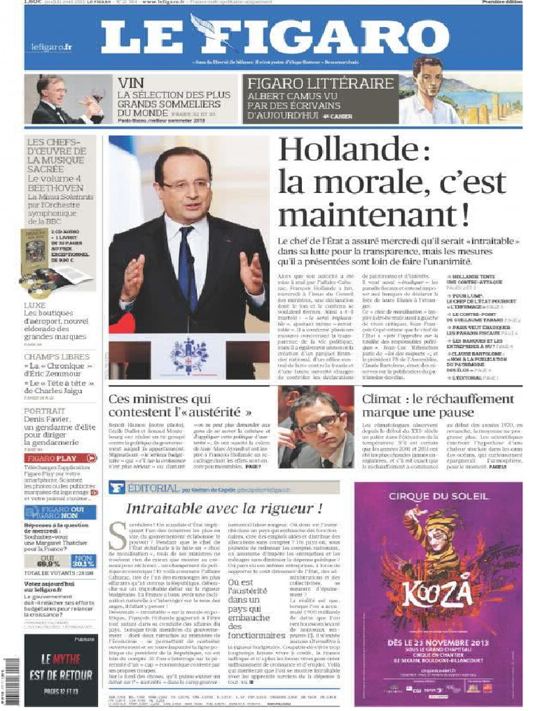 La Une D'un Journal | PDF