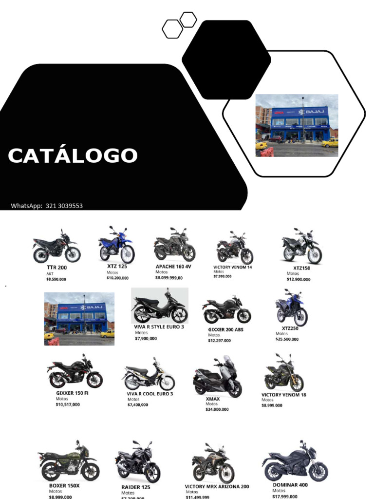 Catalogo Bajaj Motos | PDF