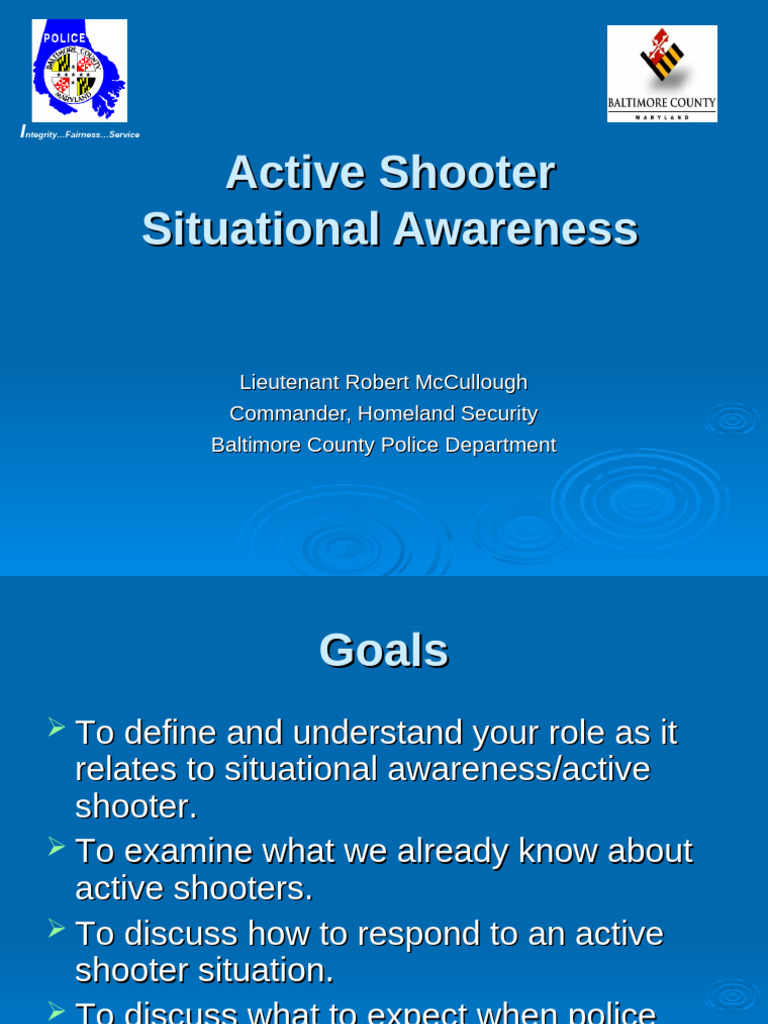 BCPS Situational Awareness | PDF