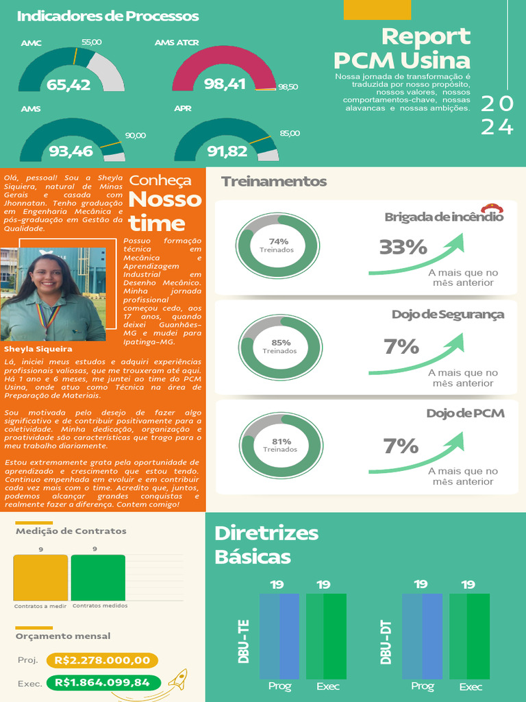 Report PCM Usina - Agosto | PDF