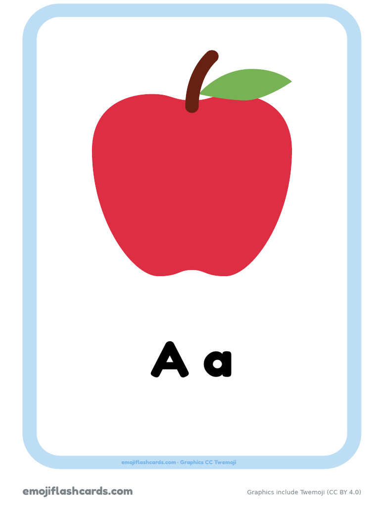 Us English Alphabet & Phonics Large A4 Flashcards | PDF