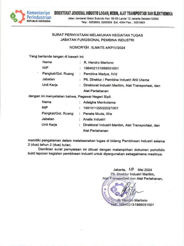 Contoh Portofolio II | PDF