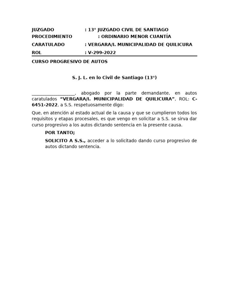 Modelo Curso Progresivo | PDF