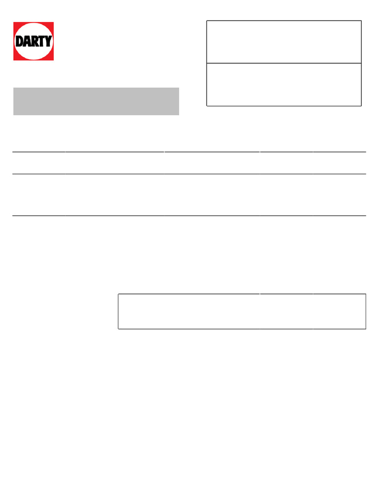 Facture-Darty-APPLE PENCIL PDF | PDF