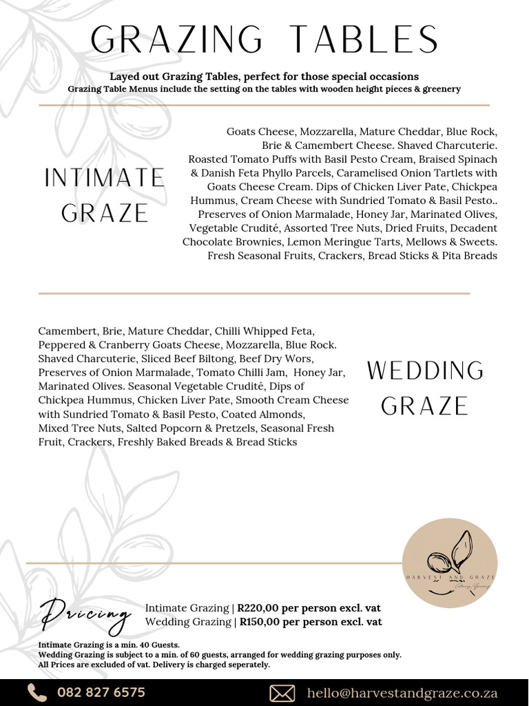 Grazing Tables | PDF