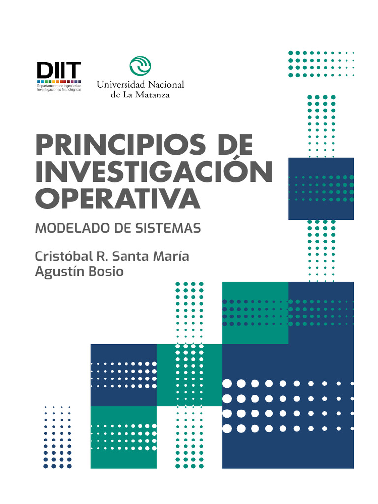 Principios de Investigación Operativa. Modelado de Sistemas | PDF