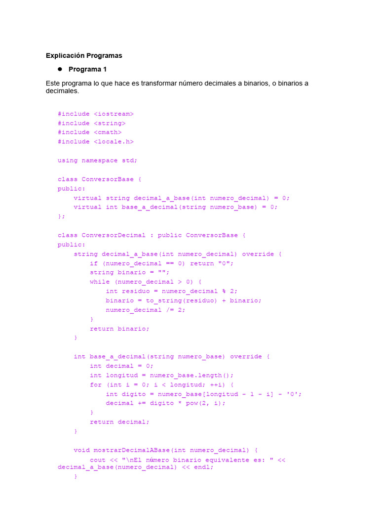 Explicación Programa Sustentación | PDF