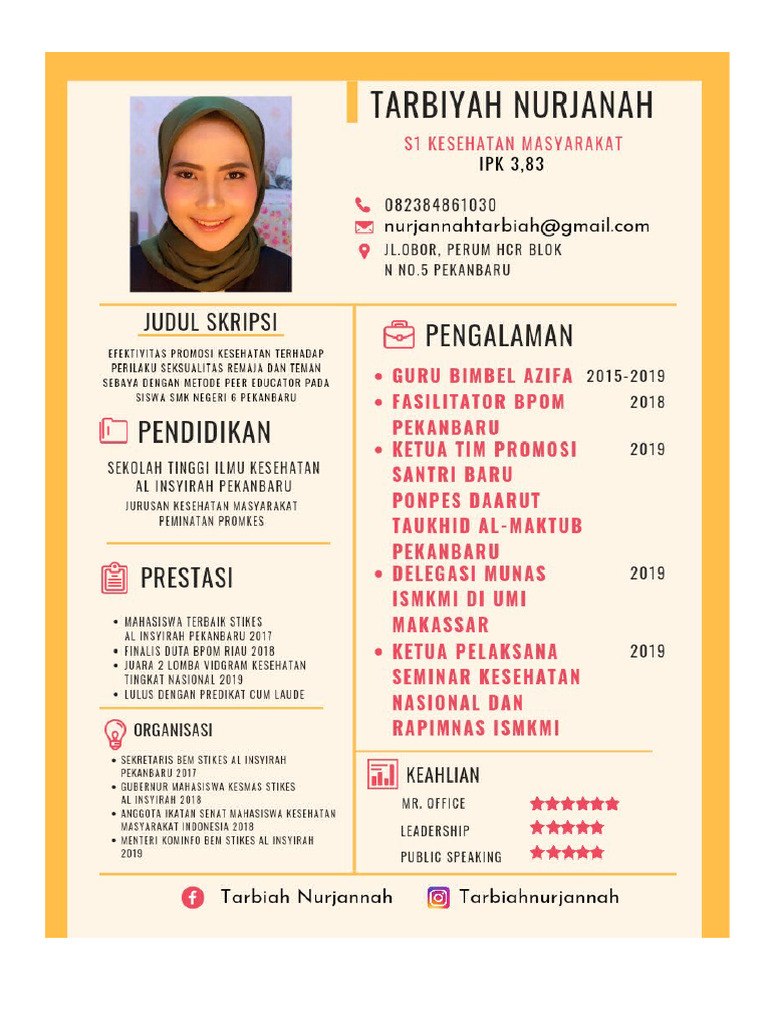 CV Nurul | PDF