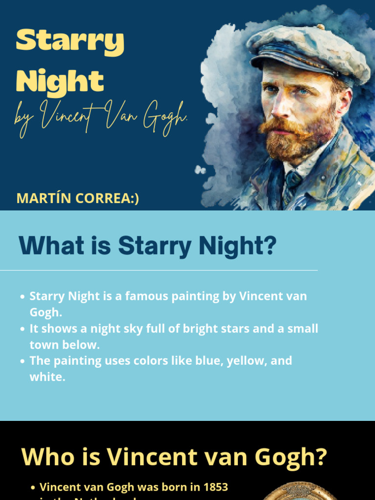 Starry Night by Vincent Van Gogh | PDF