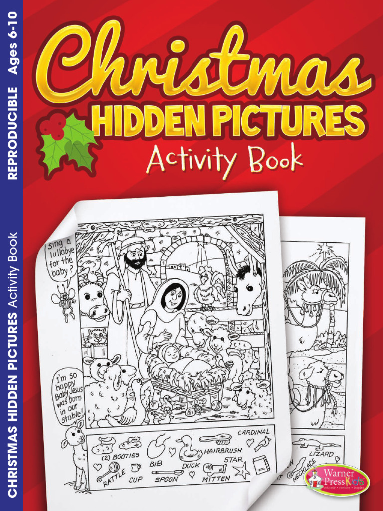 Christmas Hidden Pictures Activitiy Book | PDF