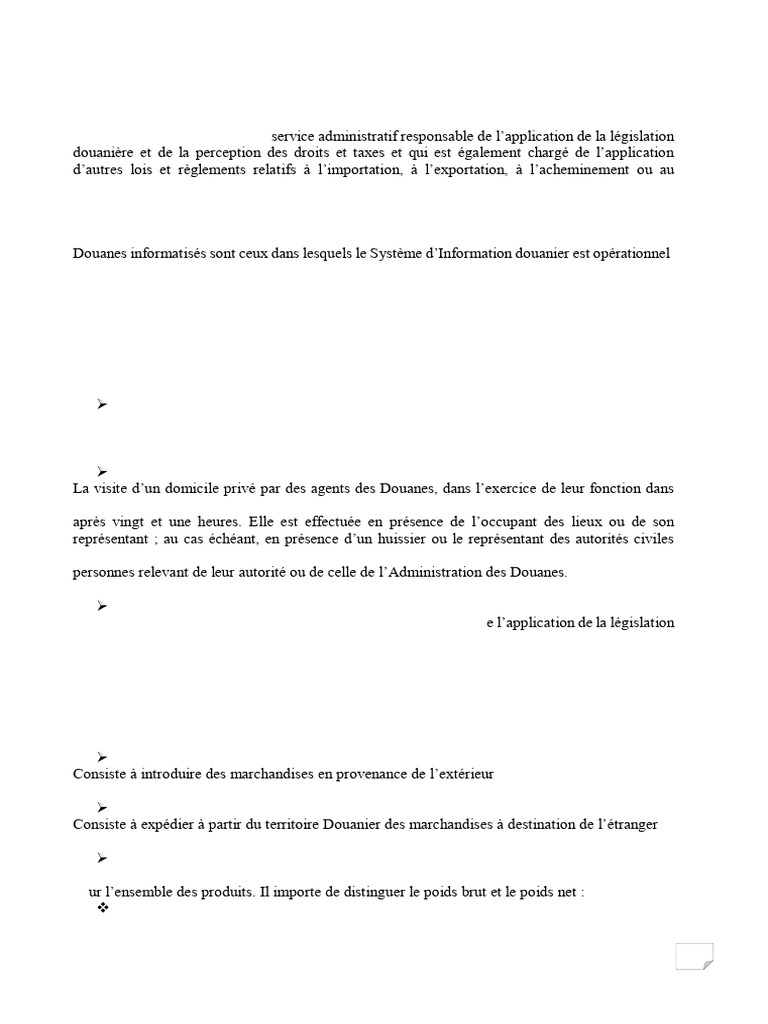 Preparation Des Concours de La Douane | PDF