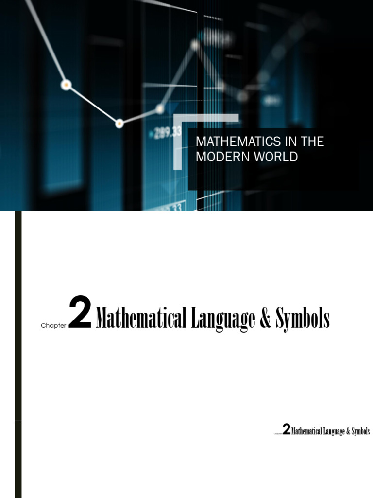 Chapter 2 Mathematical Language and Reasoning1 | PDF