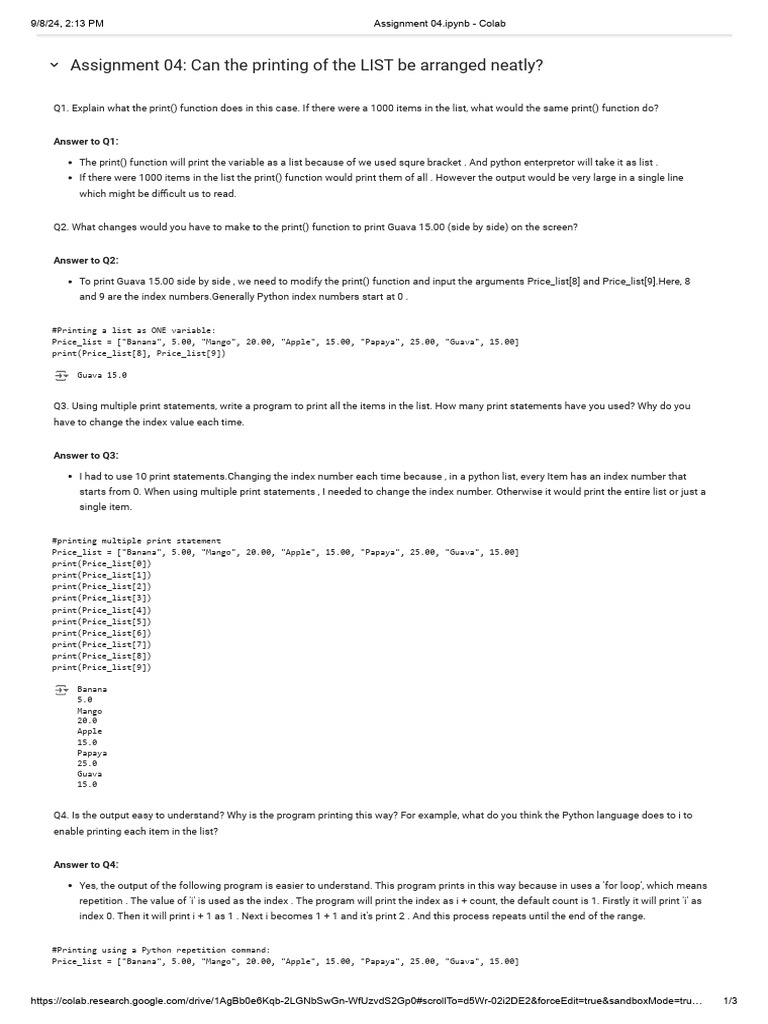 Assignment 04.ipynb - Colab | PDF Assignment 04.ipynb - Colab | PDF
