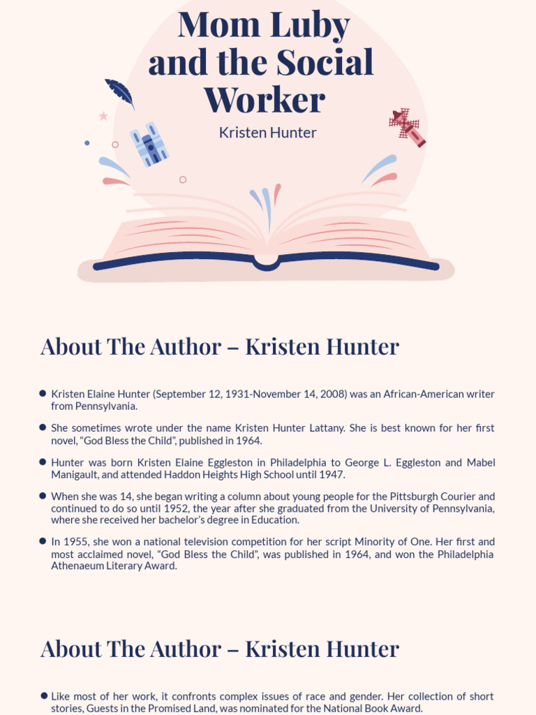 Mom Luby and The Social Worker by Kristen Hunter | PDF | Satire