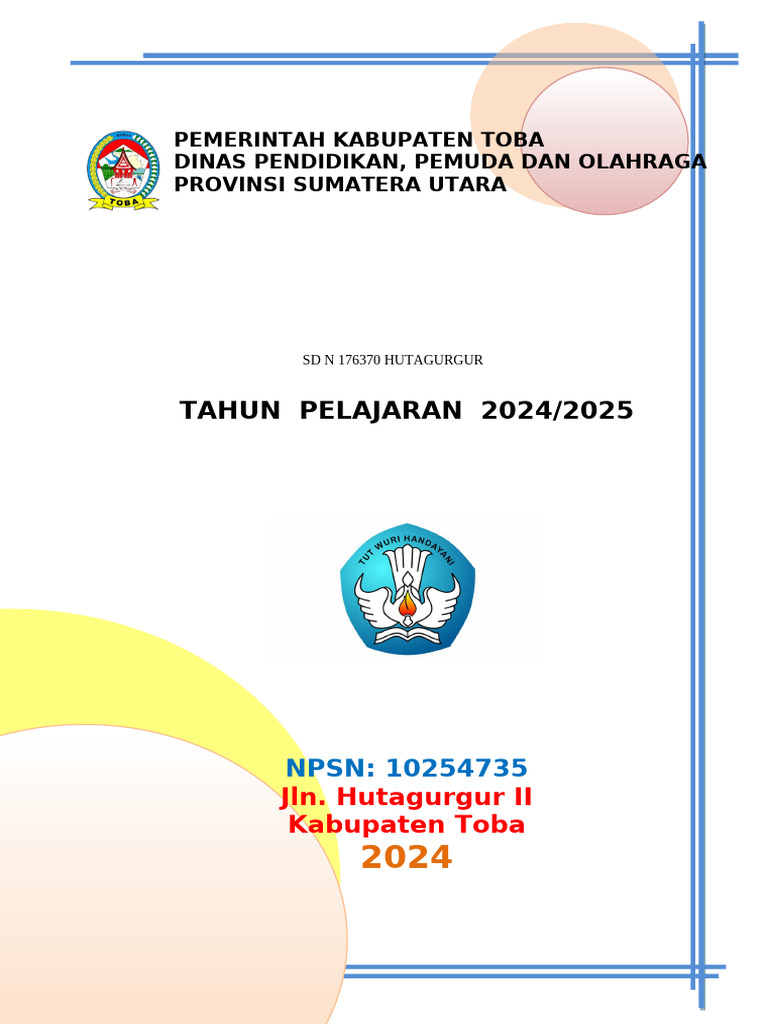 KSP SD Hutagurgur Tahun 2024-2025 - Fiks | PDF