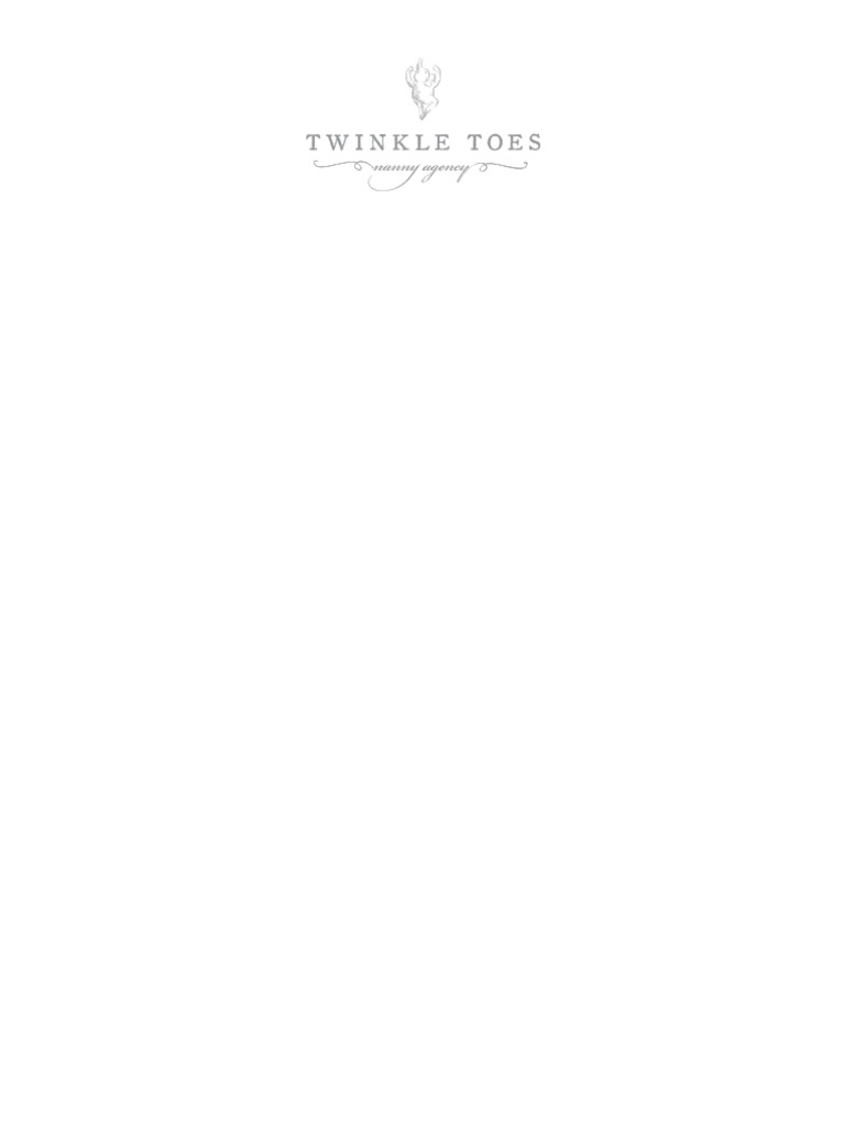 Nanny Bio Form Template | PDF