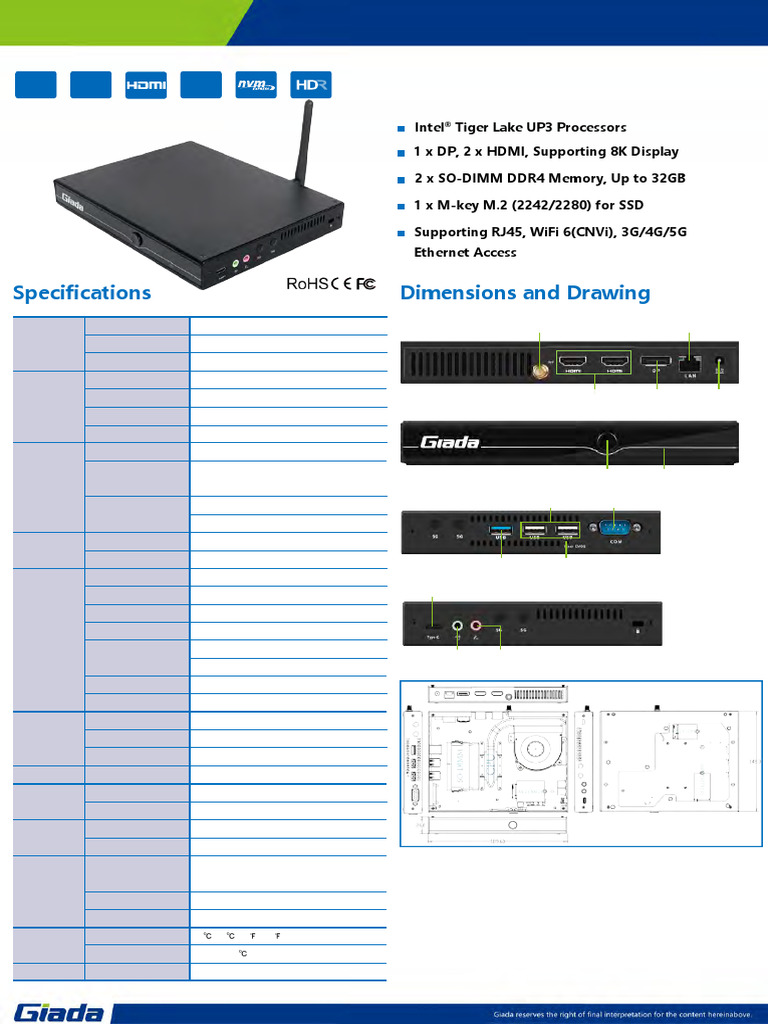 Giada D611 Brandless | PDF