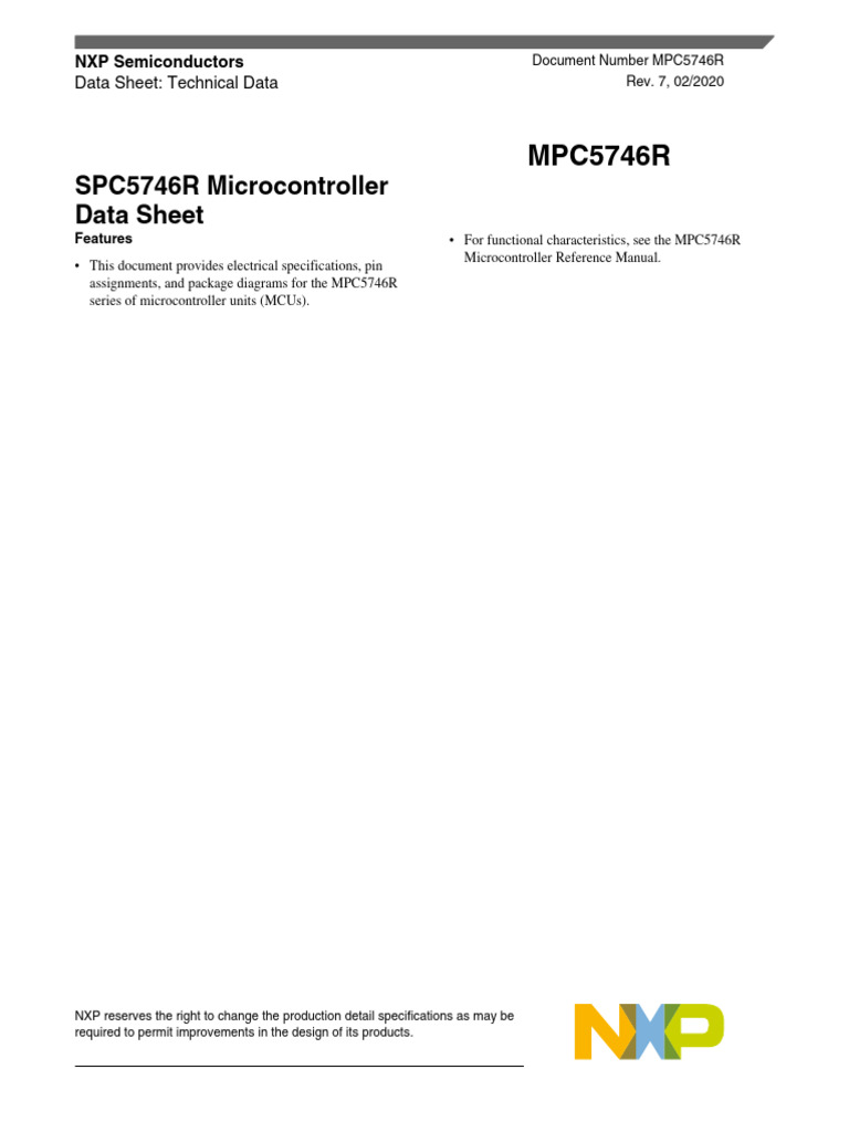 MPC5746R | PDF