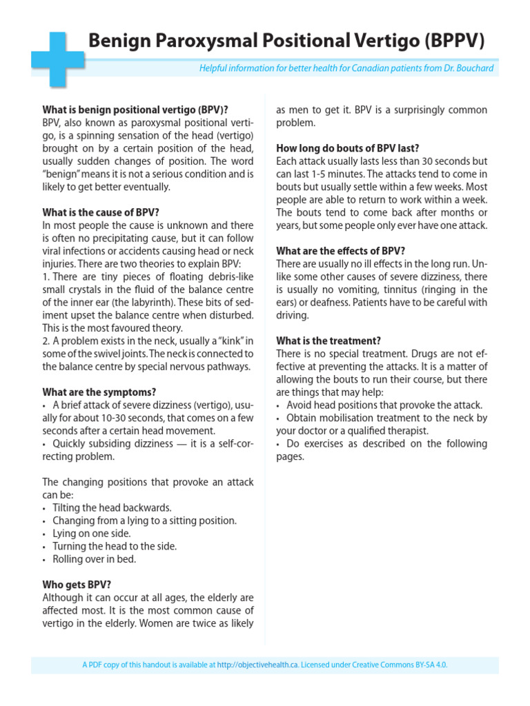 BPPV DR Bouchard | PDF