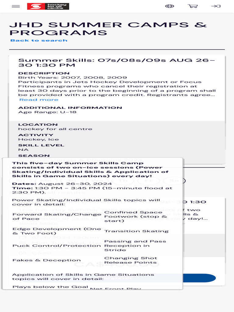 Level - DaySmart Recreation | PDF | Ice Sports | Ice Hockey