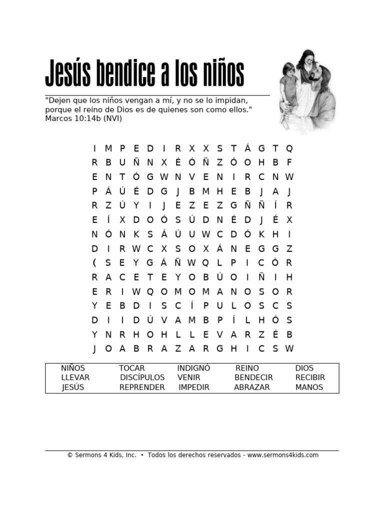 Jesús Bendice A Los Niños 1 | PDF