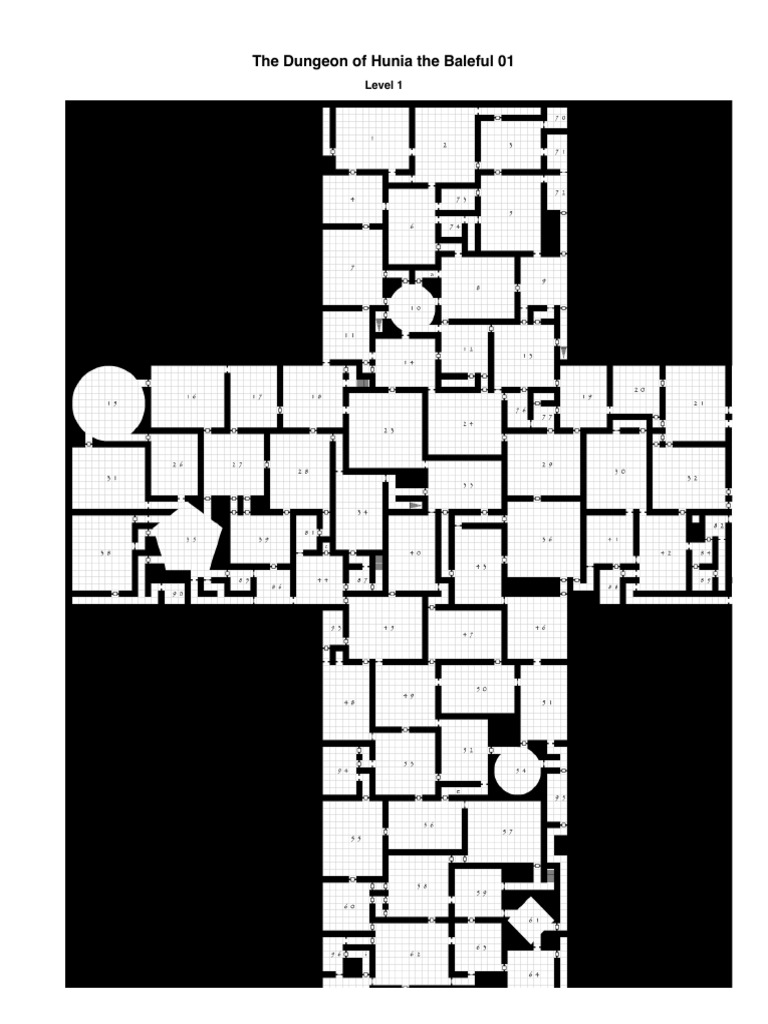 The Dungeon of Hunia The Baleful 01 | PDF