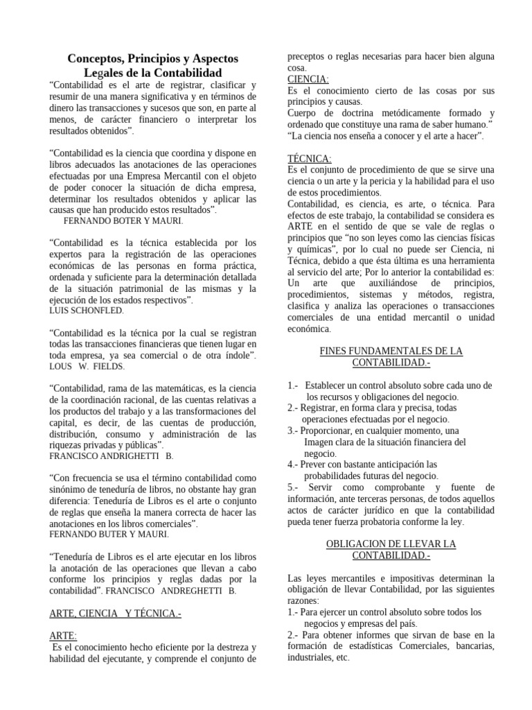 Aspectos Leales de La Contabilidad.1 | PDF | Contabilidad | Estado ...