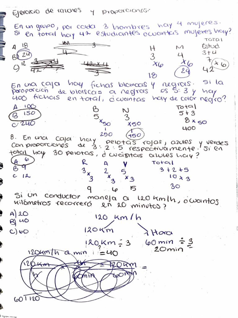 Razones y Proporciones | PDF