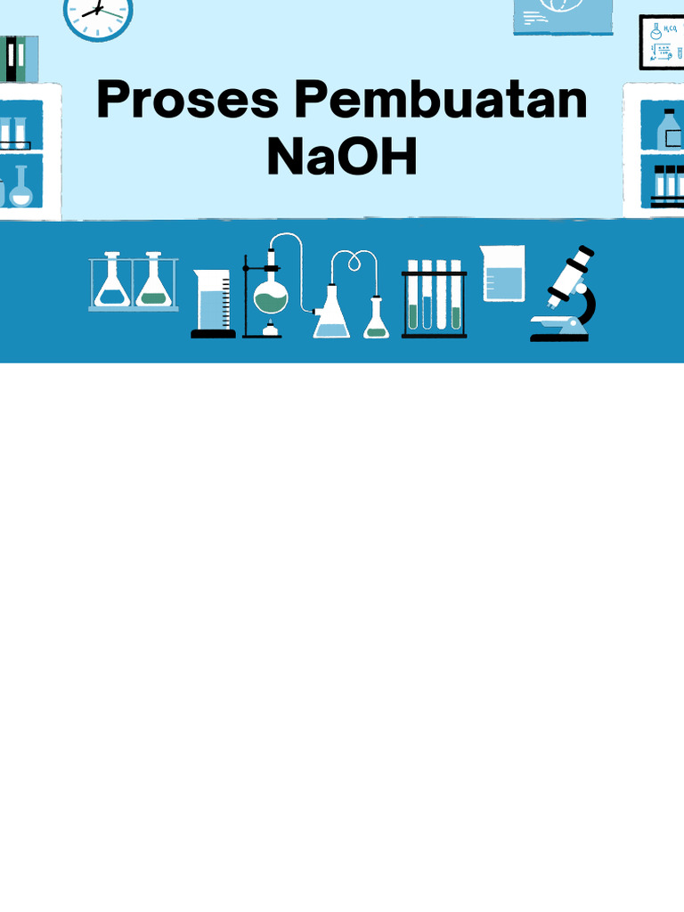 Diagram Alir Industri Pembuatan NaOH | PDF