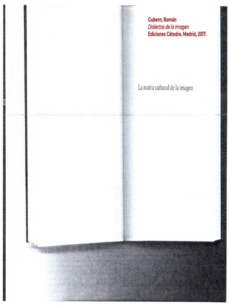 Lect - 06 - Matriz Cultural de La Imagen | PDF