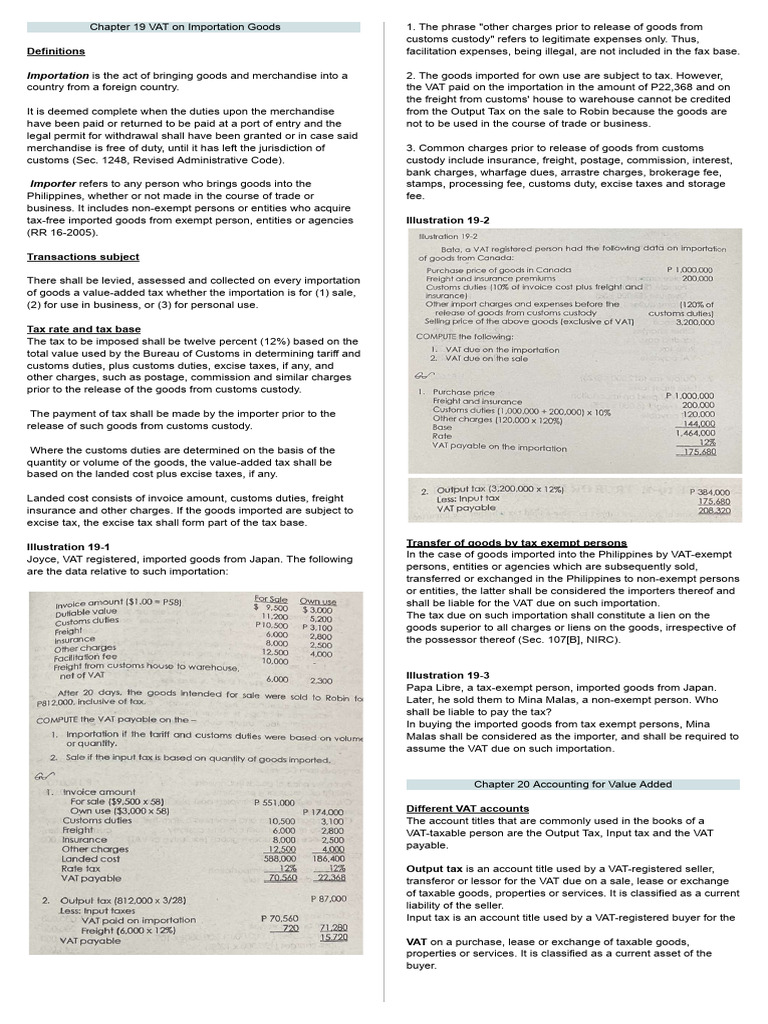 C19 - 20 Bustax | PDF