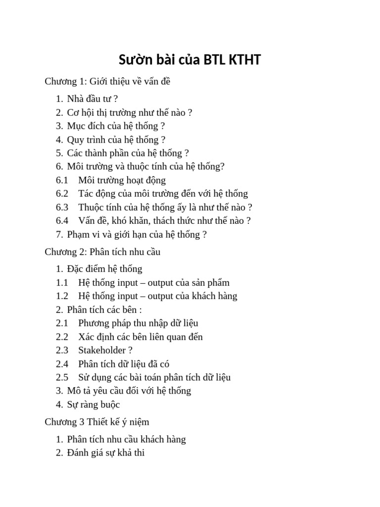 Sư N Bài C A BTL KTHT | PDF